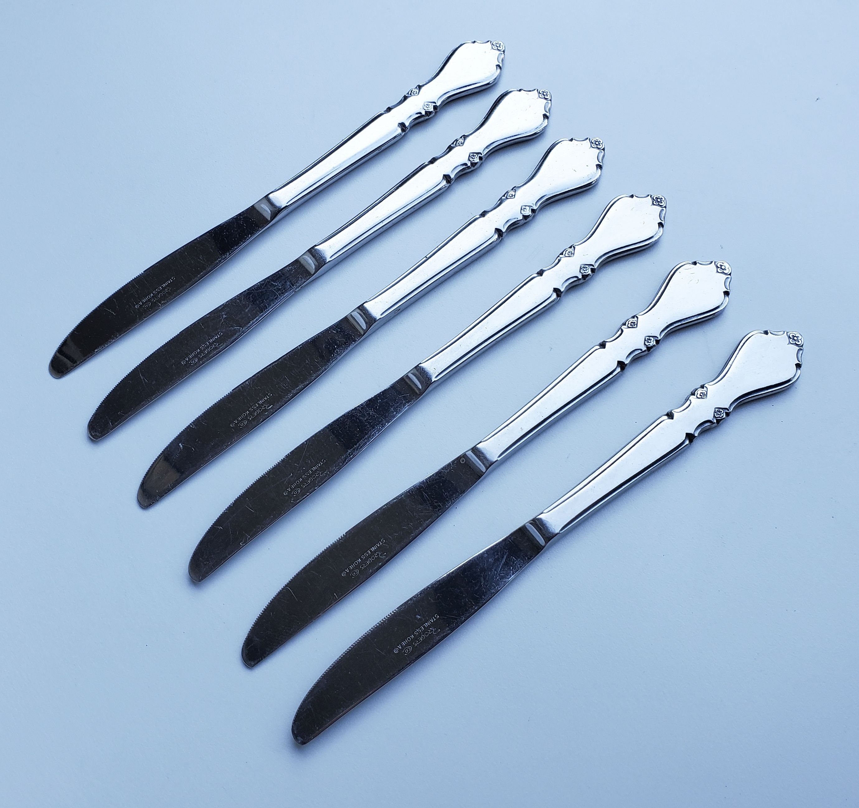 Stanley Roberts Rogers Co Stainless Dorchester Pattern - Set of 6 ...