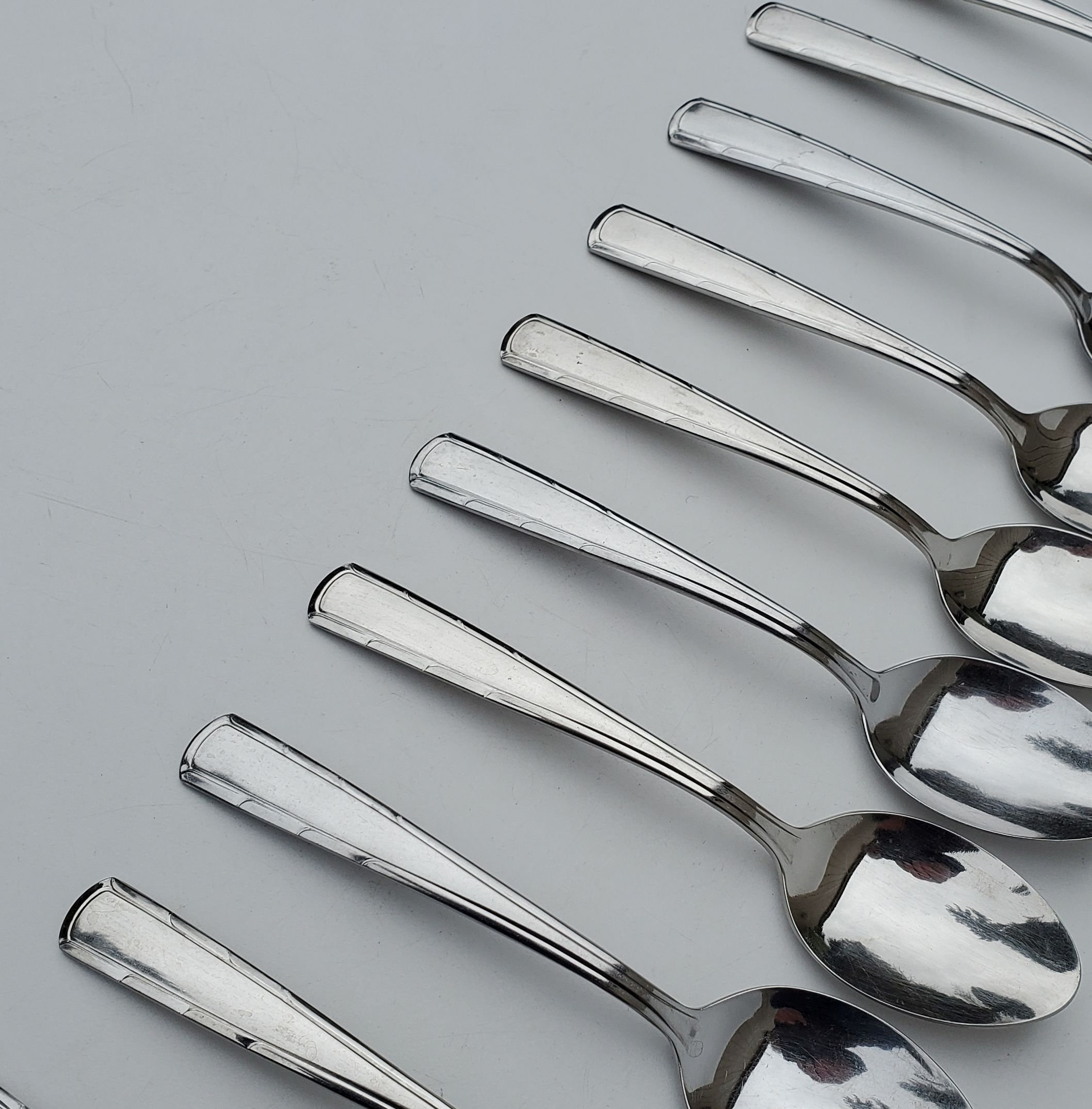 Imperial Stainless IMI 3 Pattern Set of 12 Teaspoons - Etsy