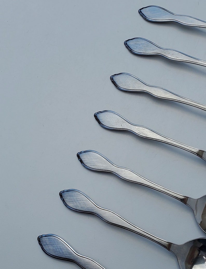 Oneida Ltd 1881 Rogers Stainless Twilight AKA Satin Style Pattern - Set ...