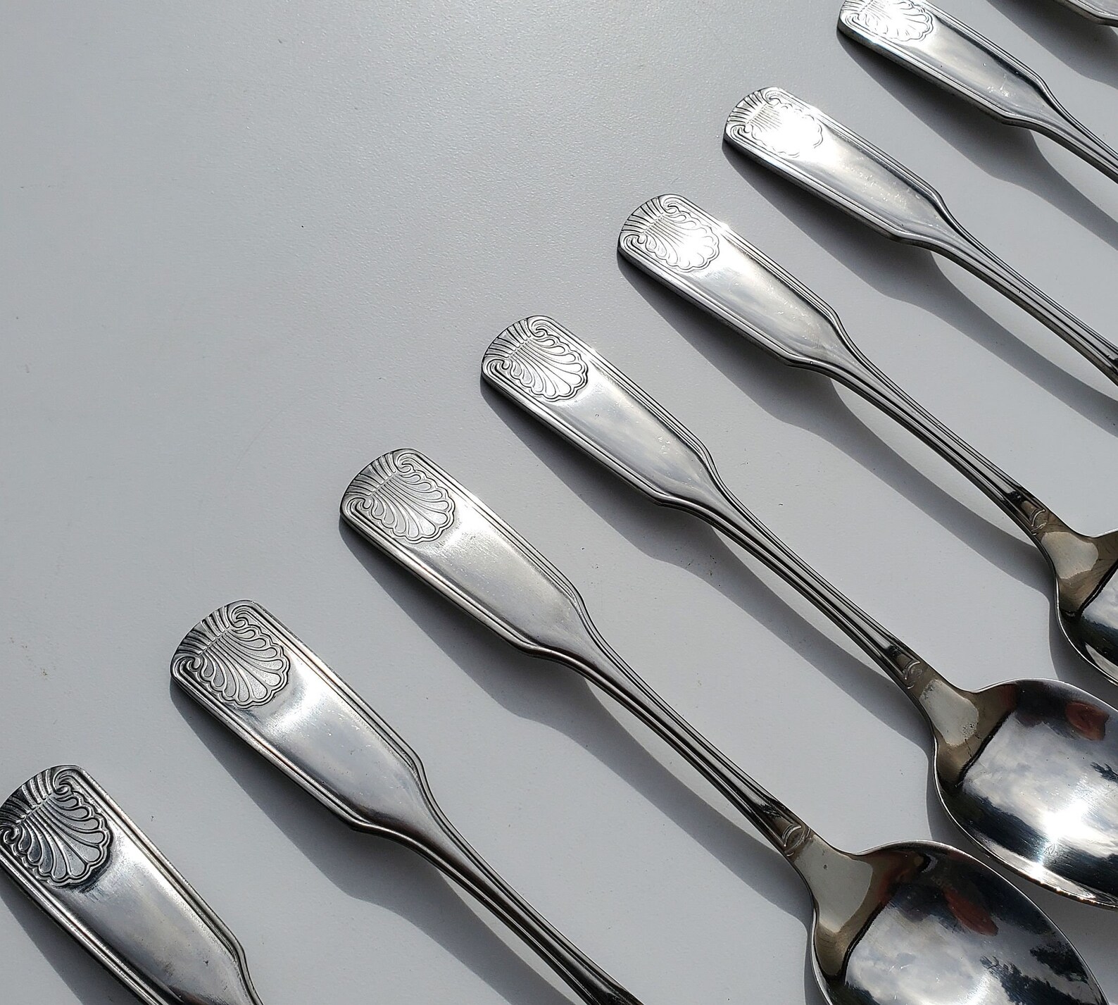 Restaurant Essentials Shell Design Soup Spoon Set 12 Soup - Etsy