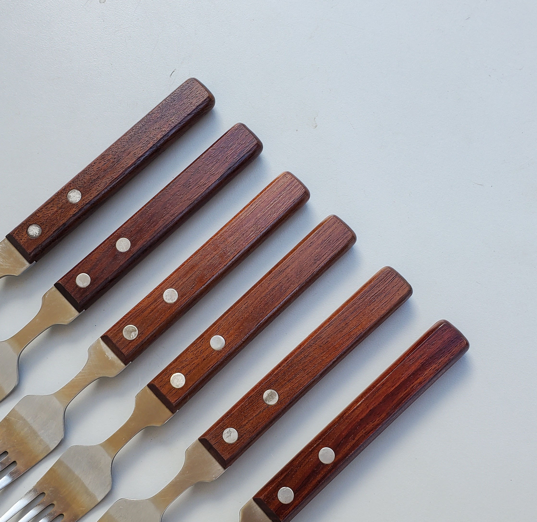 Old Hall Cutlery Set Bistro Pattern Set of 6 Forks - Etsy