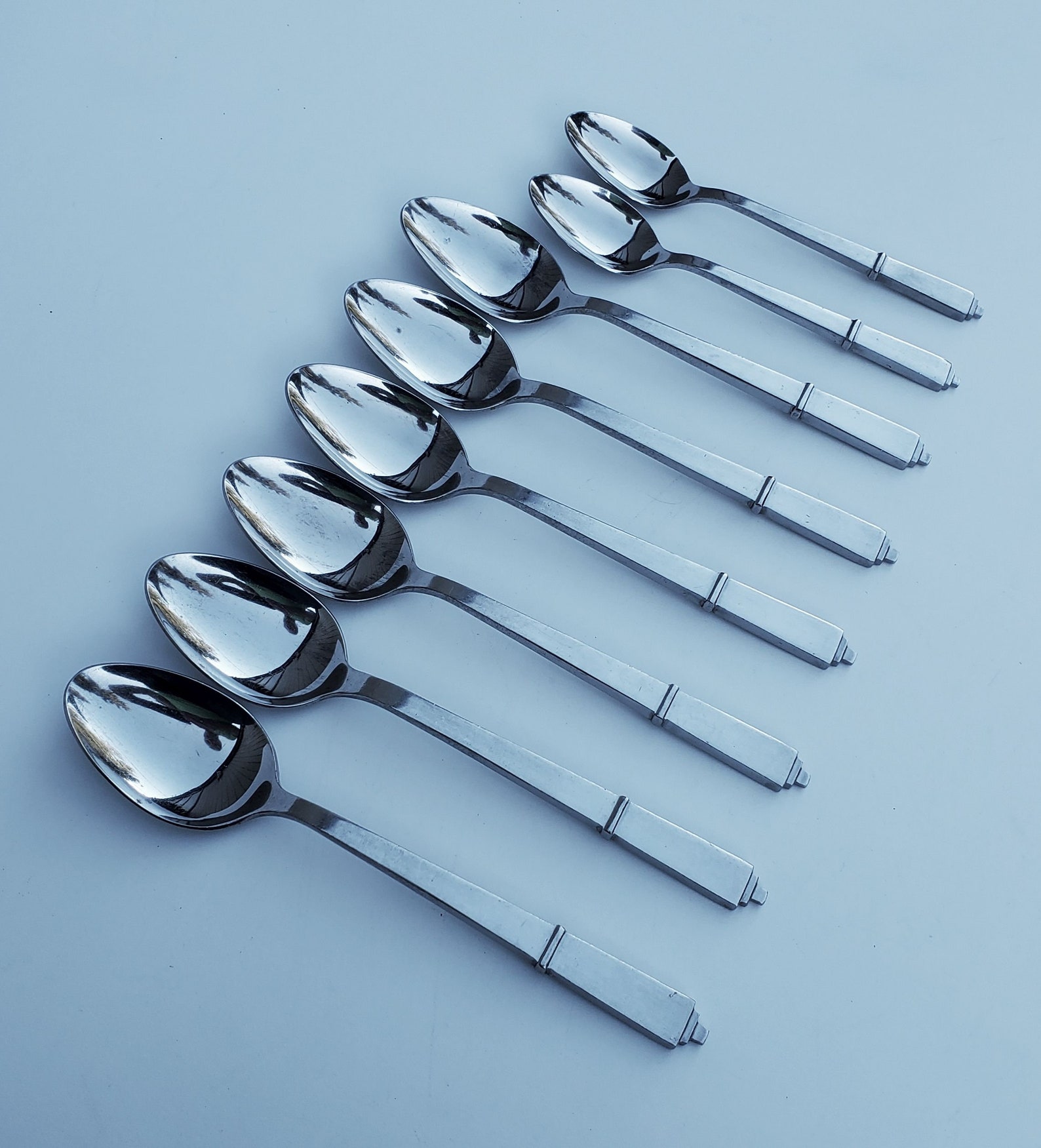 Stanley Roberts Stuart 1 SRI Set of 8 Spoons 6 Soup Spoons - Etsy