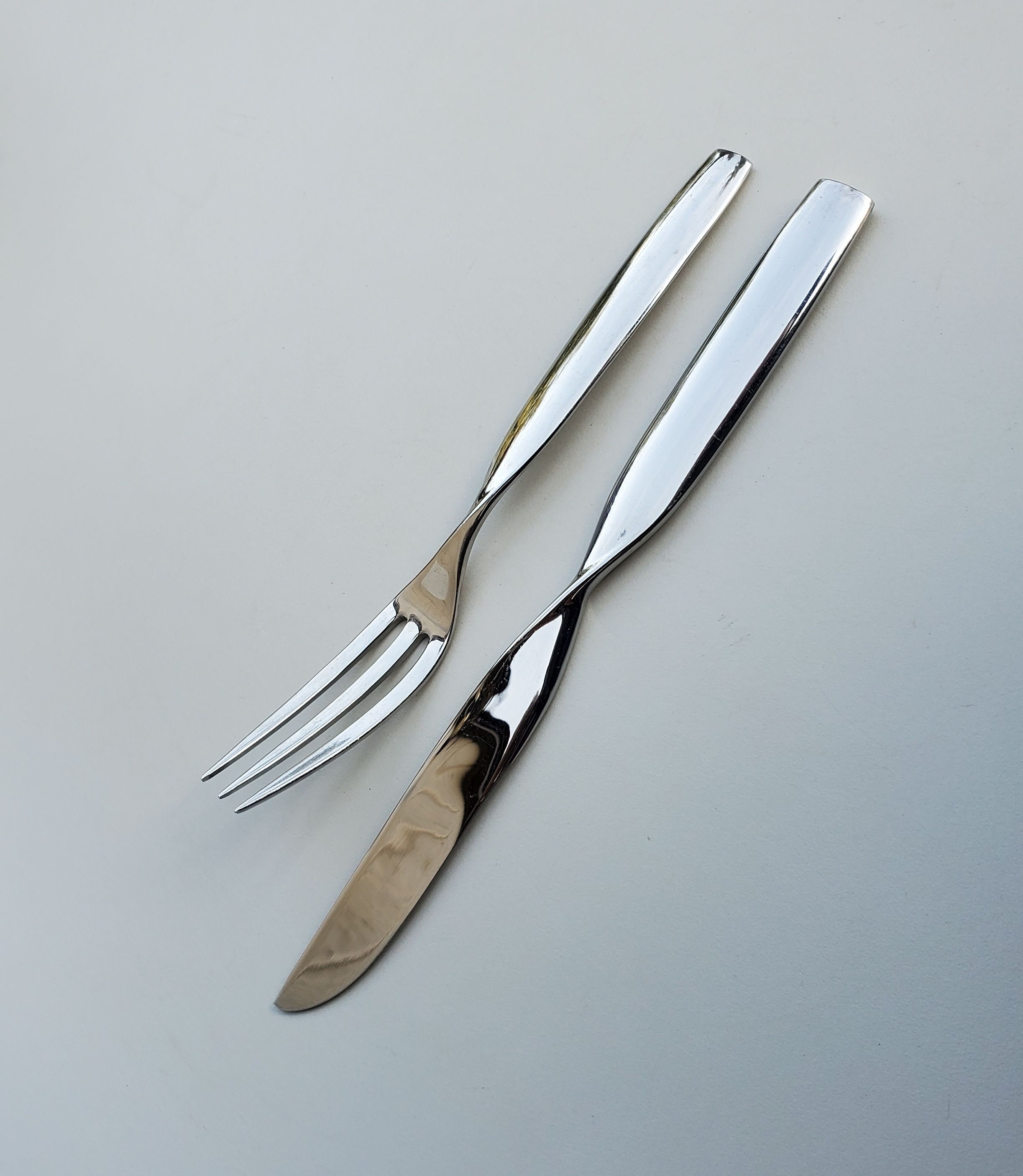 Sasaki Stainless Double Helix Pattern Two Piece Set 1 Dinner Fork 1 ...