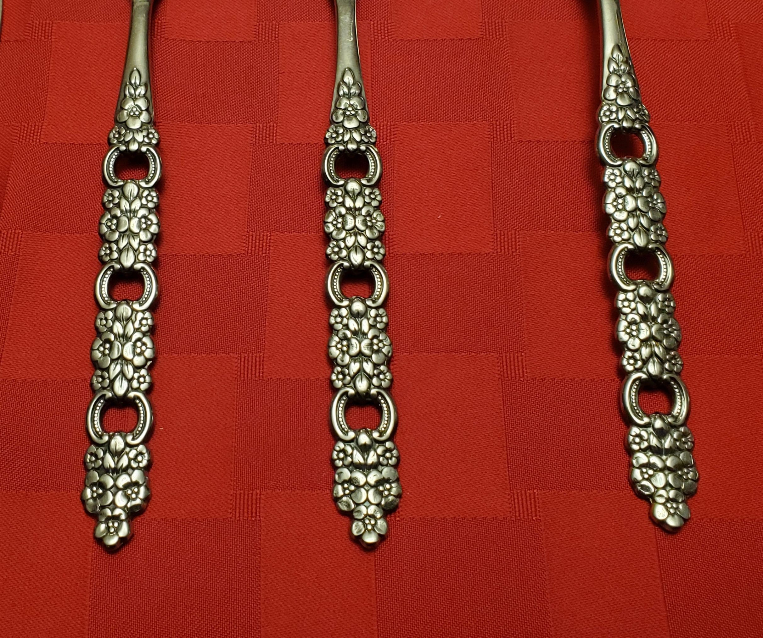 Oneida Community Stainless Viola Voila Pattern - Set of 6 Serving ...