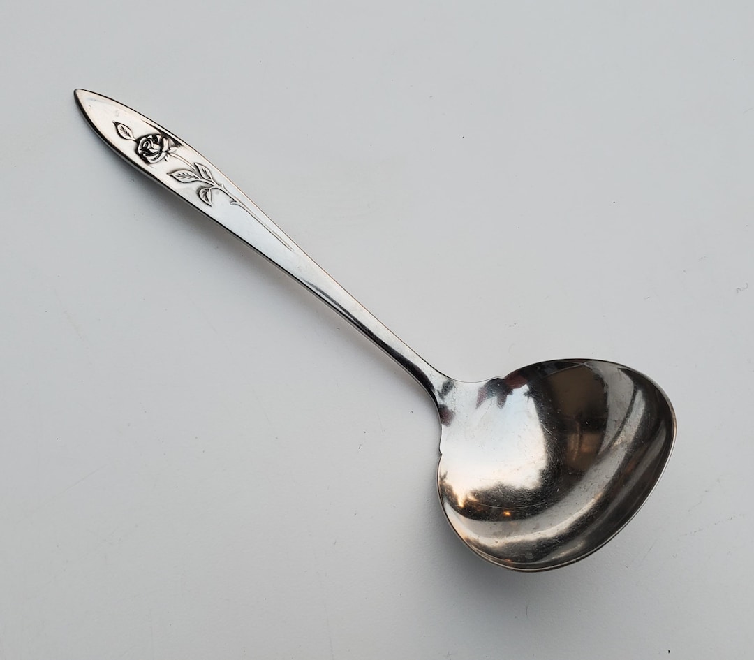Oneida Community Stainless My Rose Pattern - Gravy Ladle - Glossy ...