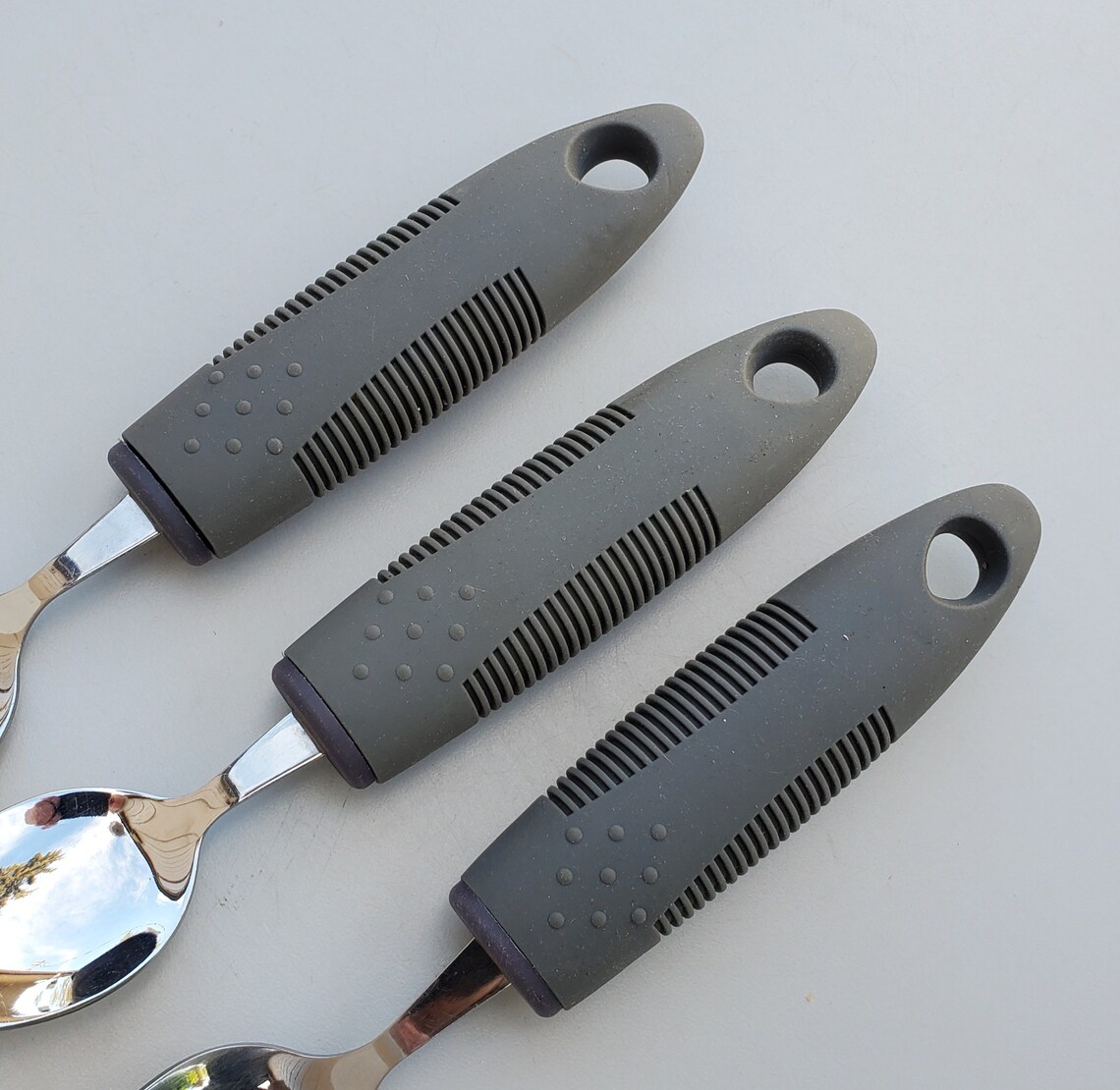Adaptive Spoon Set - Set of 3 Spoons - Sure Grip Oversized Handles ...