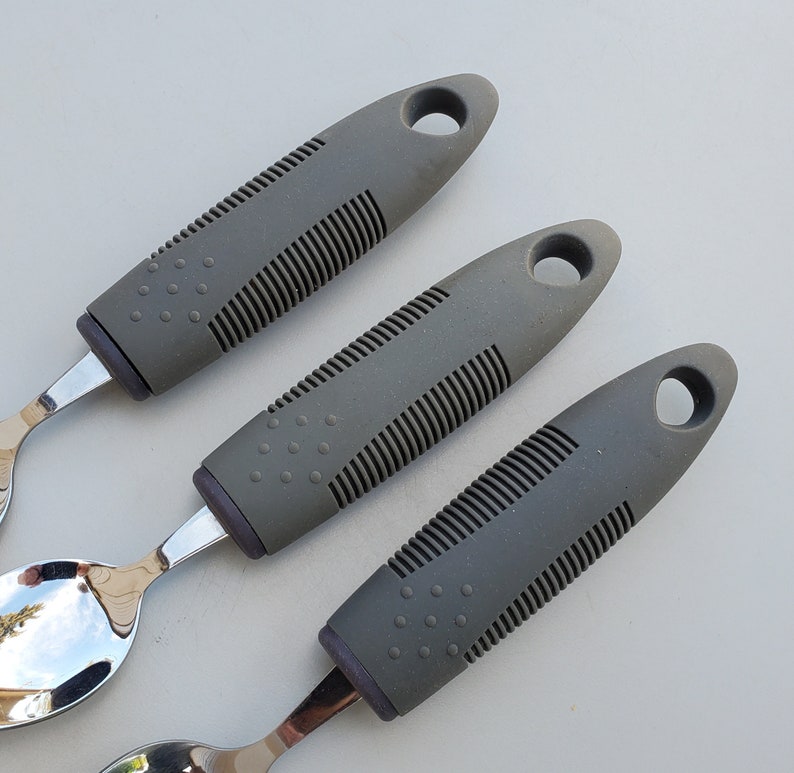 Adaptive Spoon Set - Set of 3 Spoons - Sure Grip Oversized Handles ...