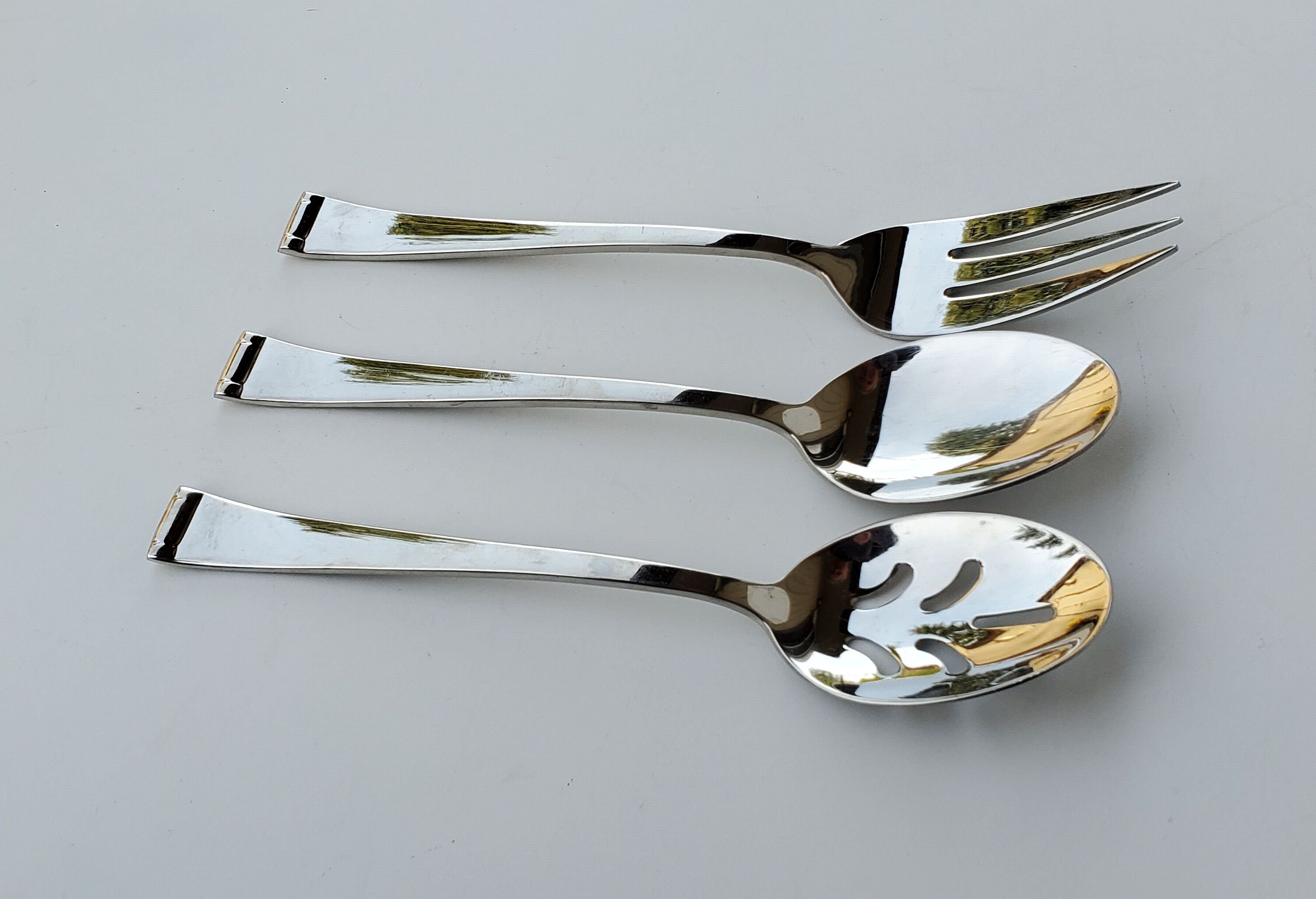 Reed and Barton Gatehouse Stainless Serving Pieces Set of 3 Pcs 1 Large ...