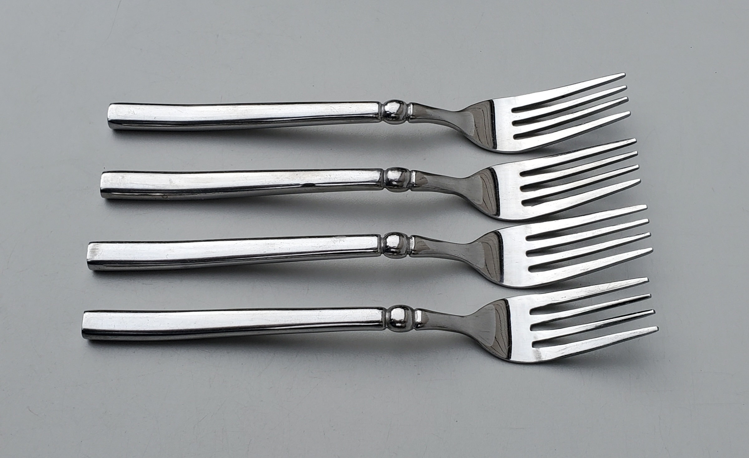 Hampton Silversmiths Stainless Dominque Pattern Set of 4 Dinner Forks ...