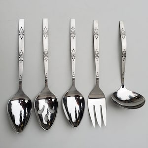 Oneida Profile Stainless Orlando Pattern - Set of 5 Serving Pieces ...