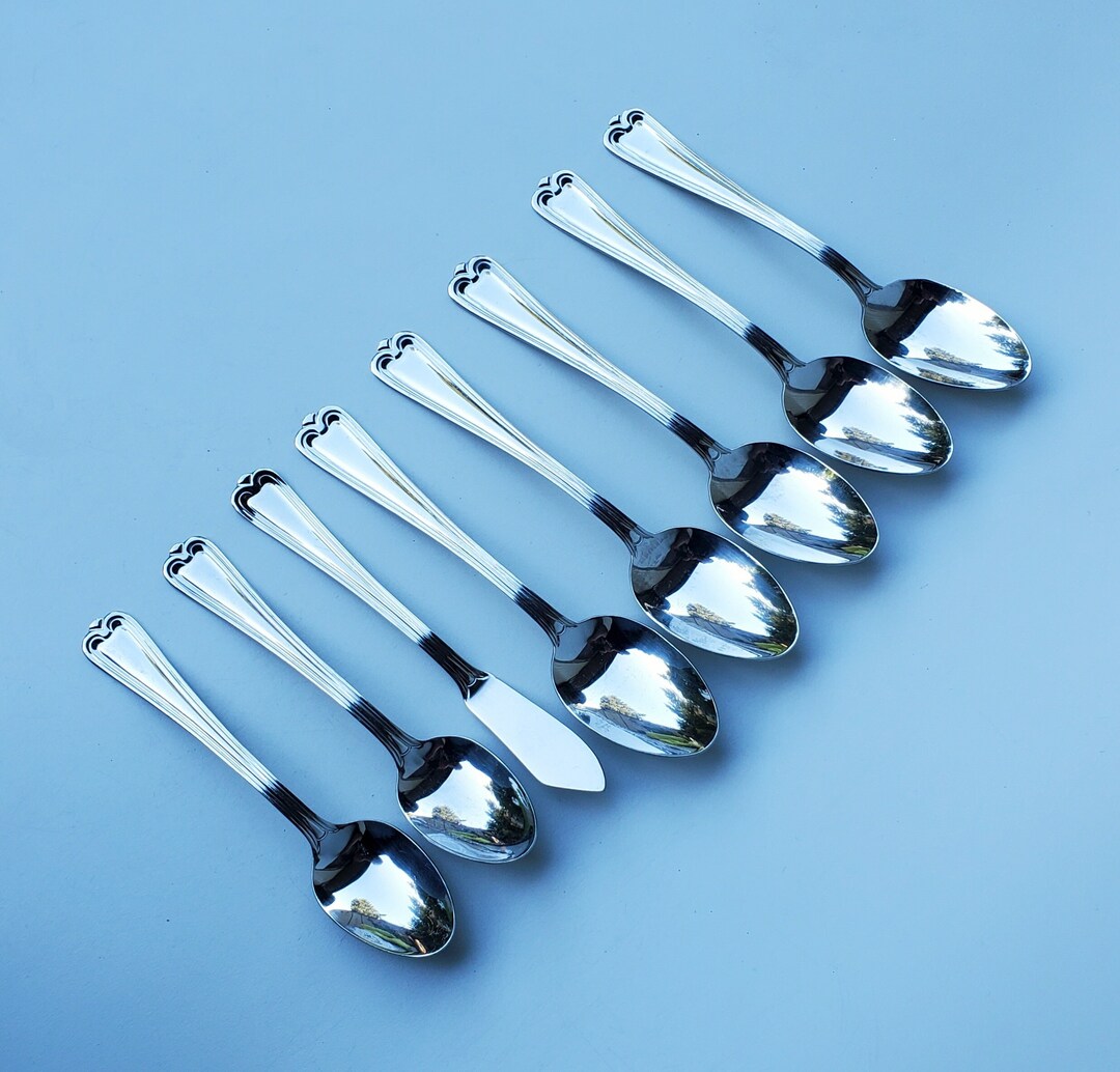 Cambridge Stainless Chatham Pattern - Mixed Lot of 8 Pieces - 5 Soup ...