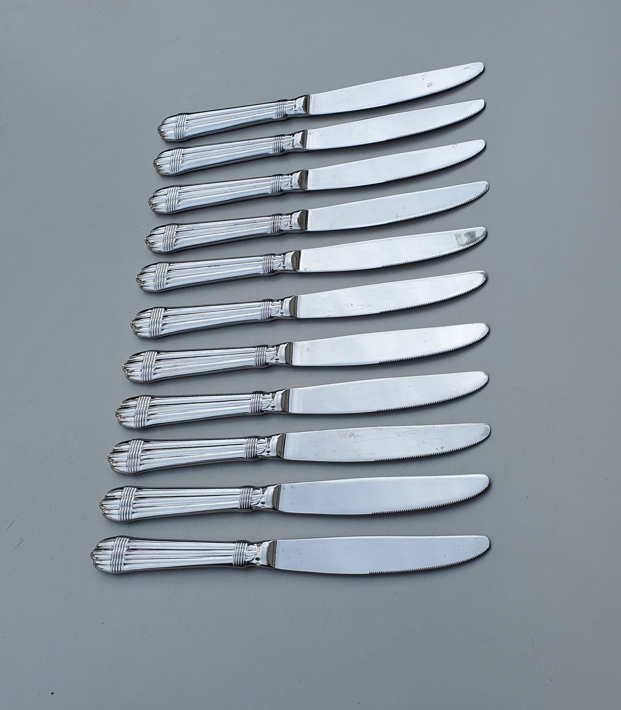 Hampton Silversmiths 18/10 Stainless Odyssey Pattern - Set of 11 Dinner ...