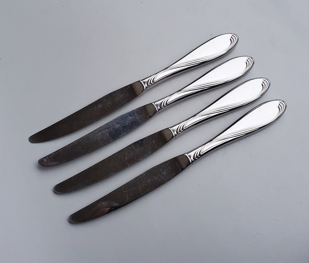 Oneida Camber Cresta Windswept Scroll Pattern - Set of 4 Dinner Knives ...