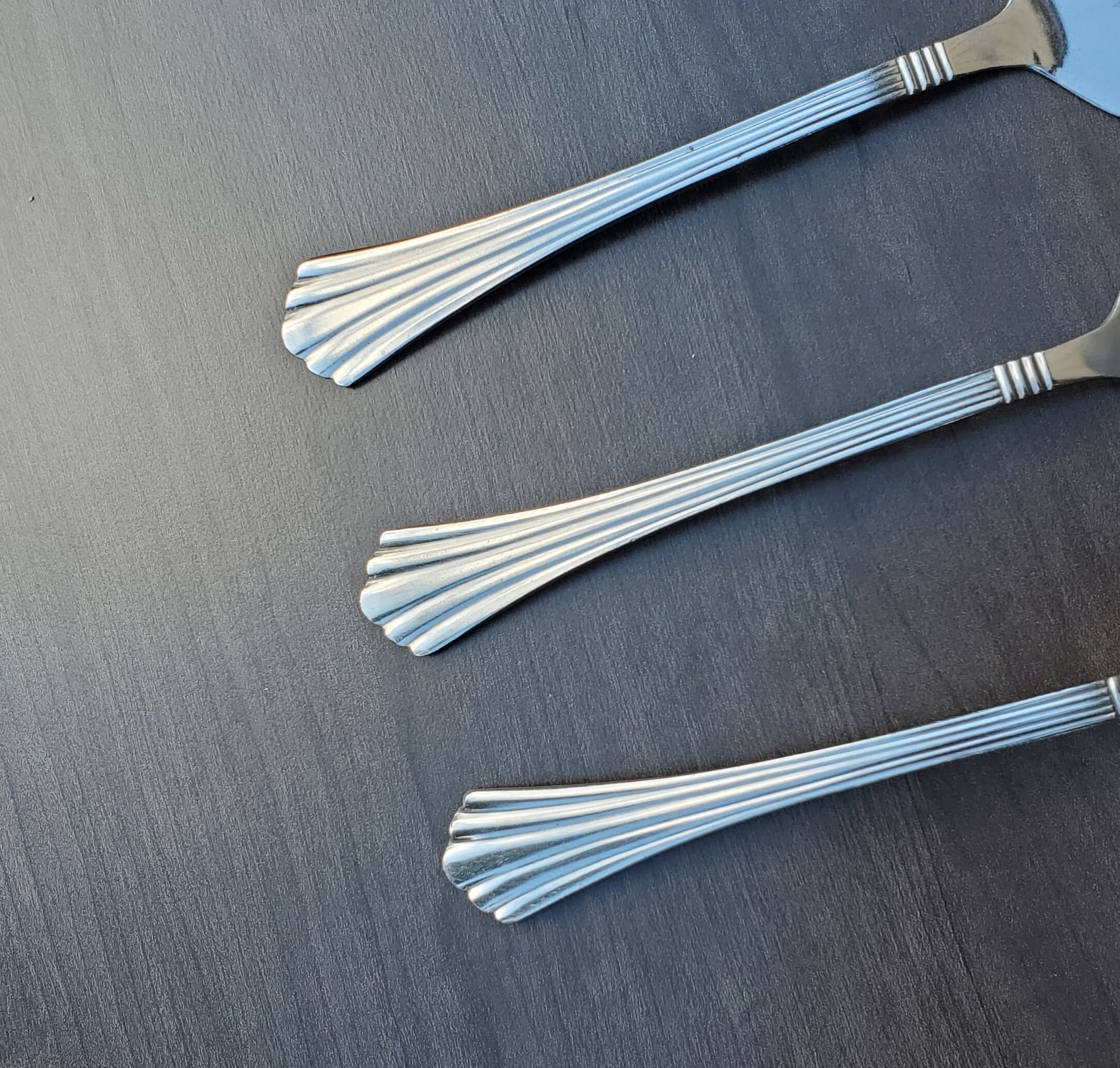 International Stainless Symmetry Serving Pieces Set of 3 - Etsy