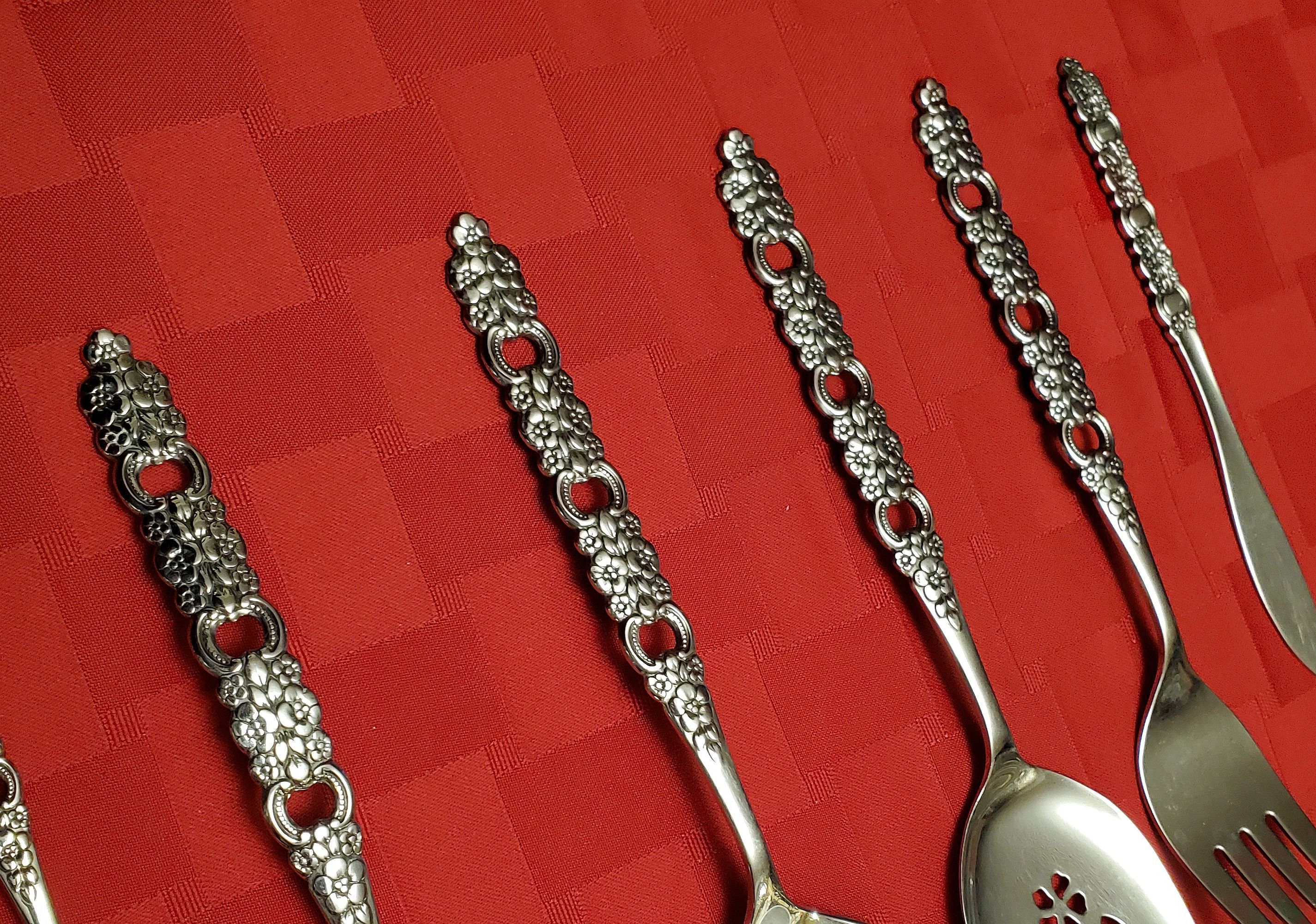 Oneida Community Stainless Viola Voila Pattern - Set of 6 Serving ...