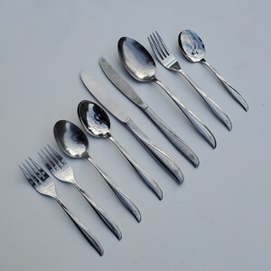 Oneida Community Stainless Twin Star Pattern - Mixed Set of 9 Pieces ...