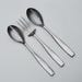 Oneida Stainless Dylan Pattern Soup Spoon Set of 3 Spoons - Stain ...