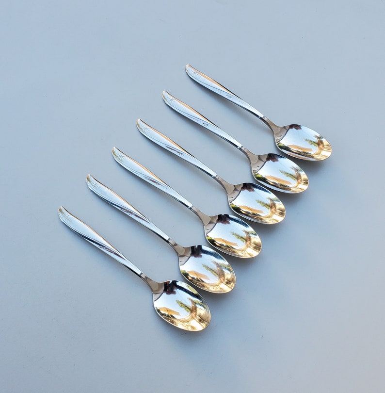 Oneida Community Stainless Twin Star Pattern Set of 6 - Etsy