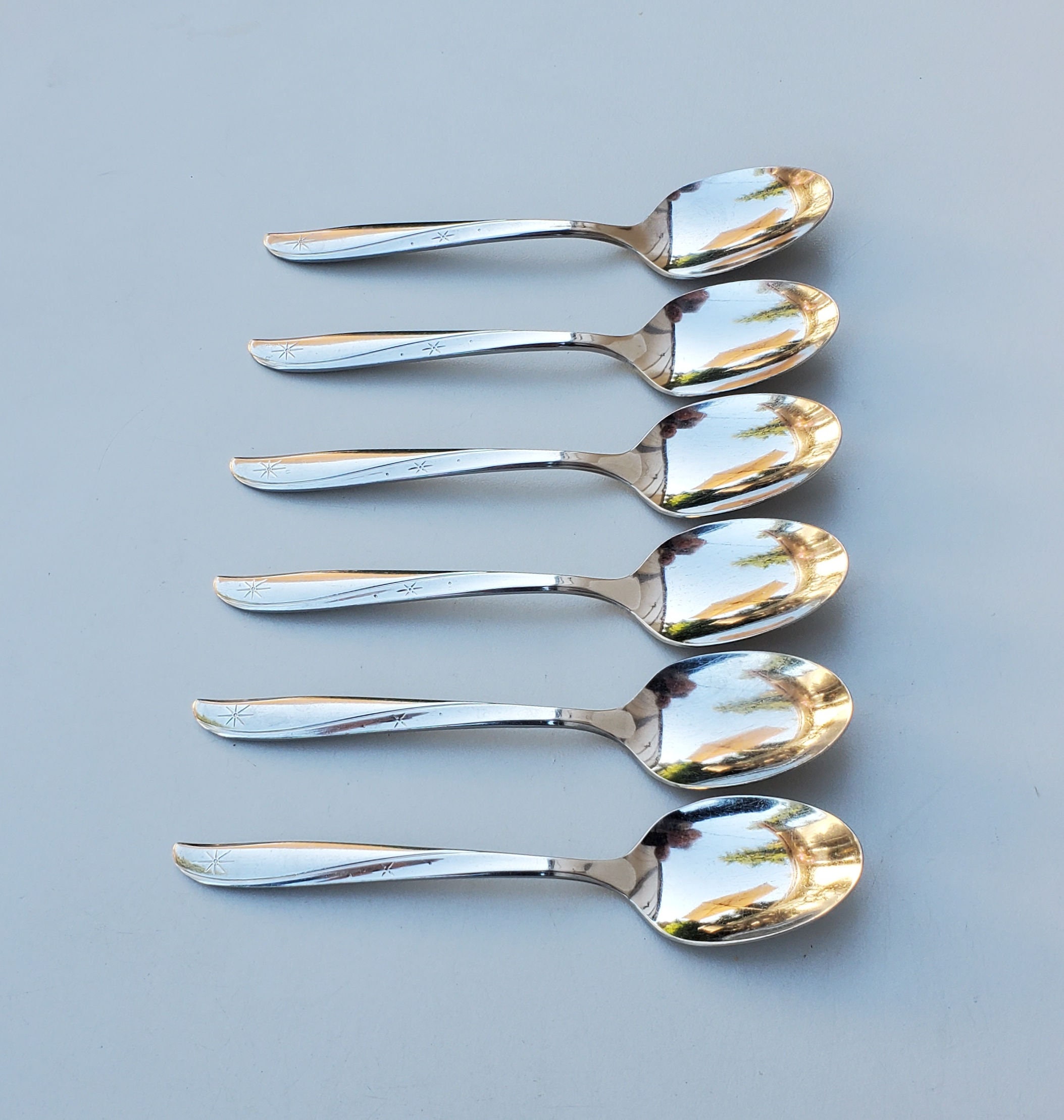 Oneida Community Stainless Twin Star Pattern Set of 6 - Etsy