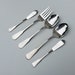 Oneida Deluxe Stainless Yankee Clipper Pattern Set of 5 Serving Pieces 2 Large Serving Spoons 1 ...