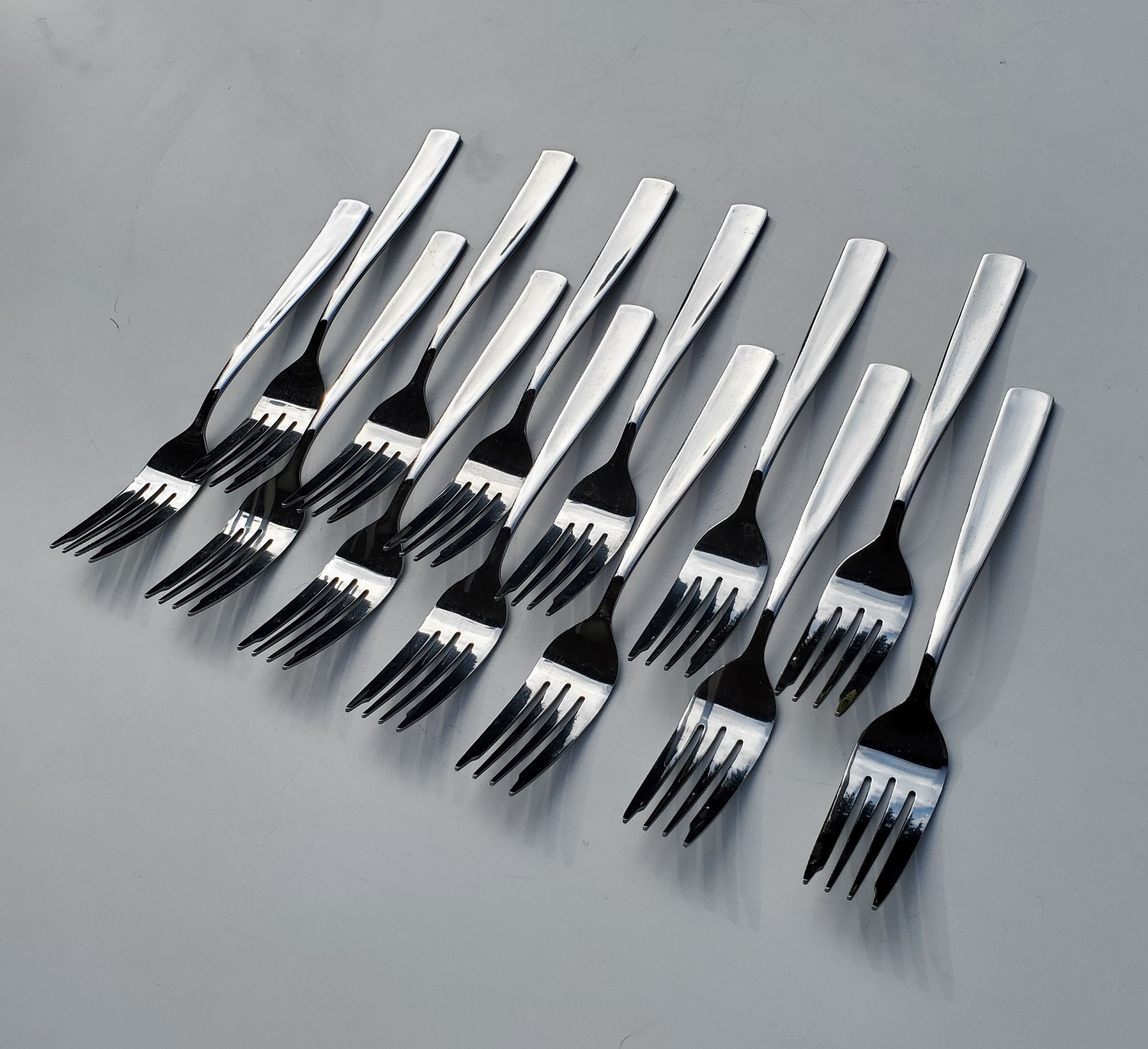Dash of That Brand 18/10 Stainless Flatware Set of 13 Dinner Forks 7.25 ...