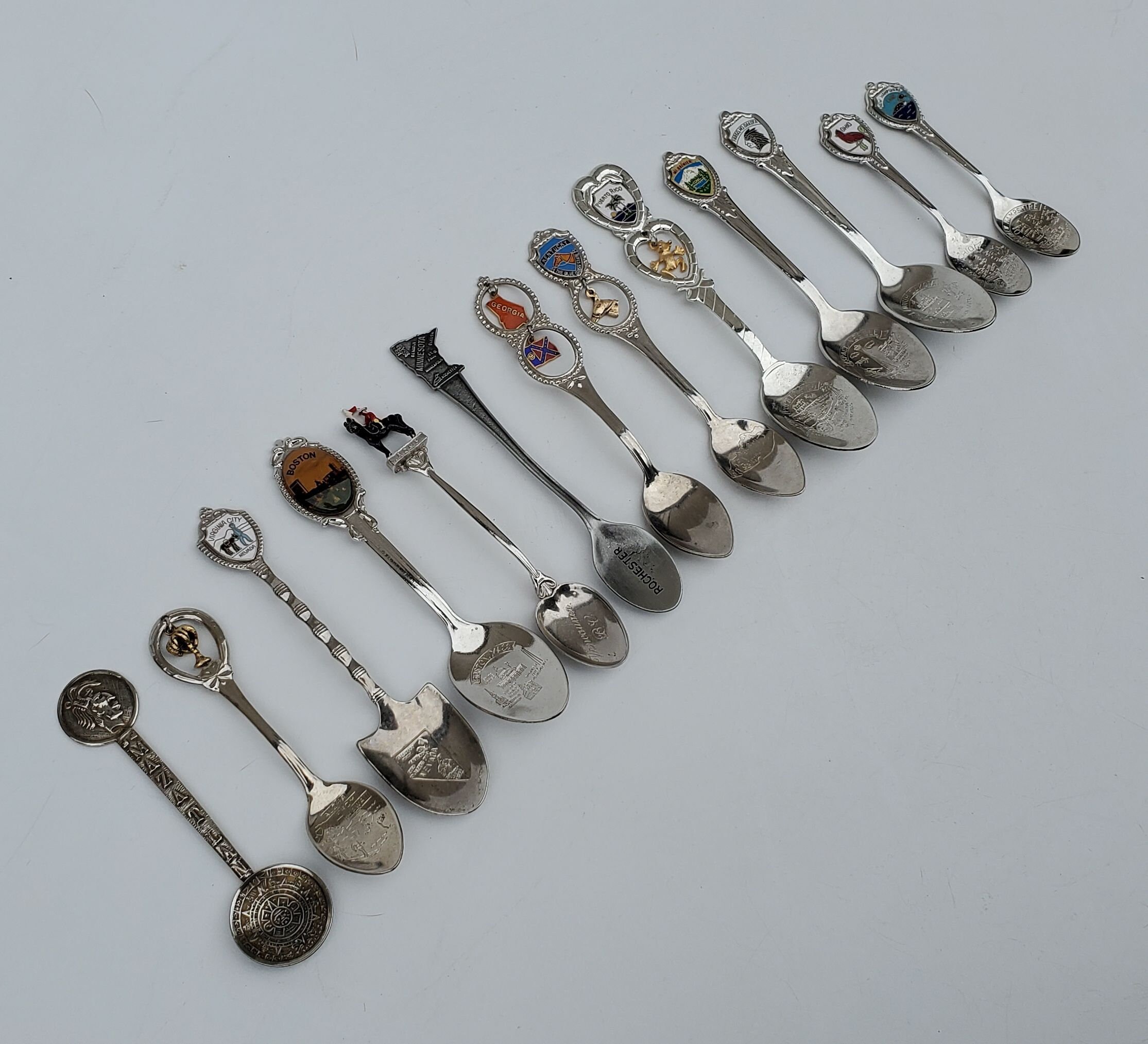 Set of 13 Collector Novelty Spoons Kentucky Georgia Minnesota - Etsy