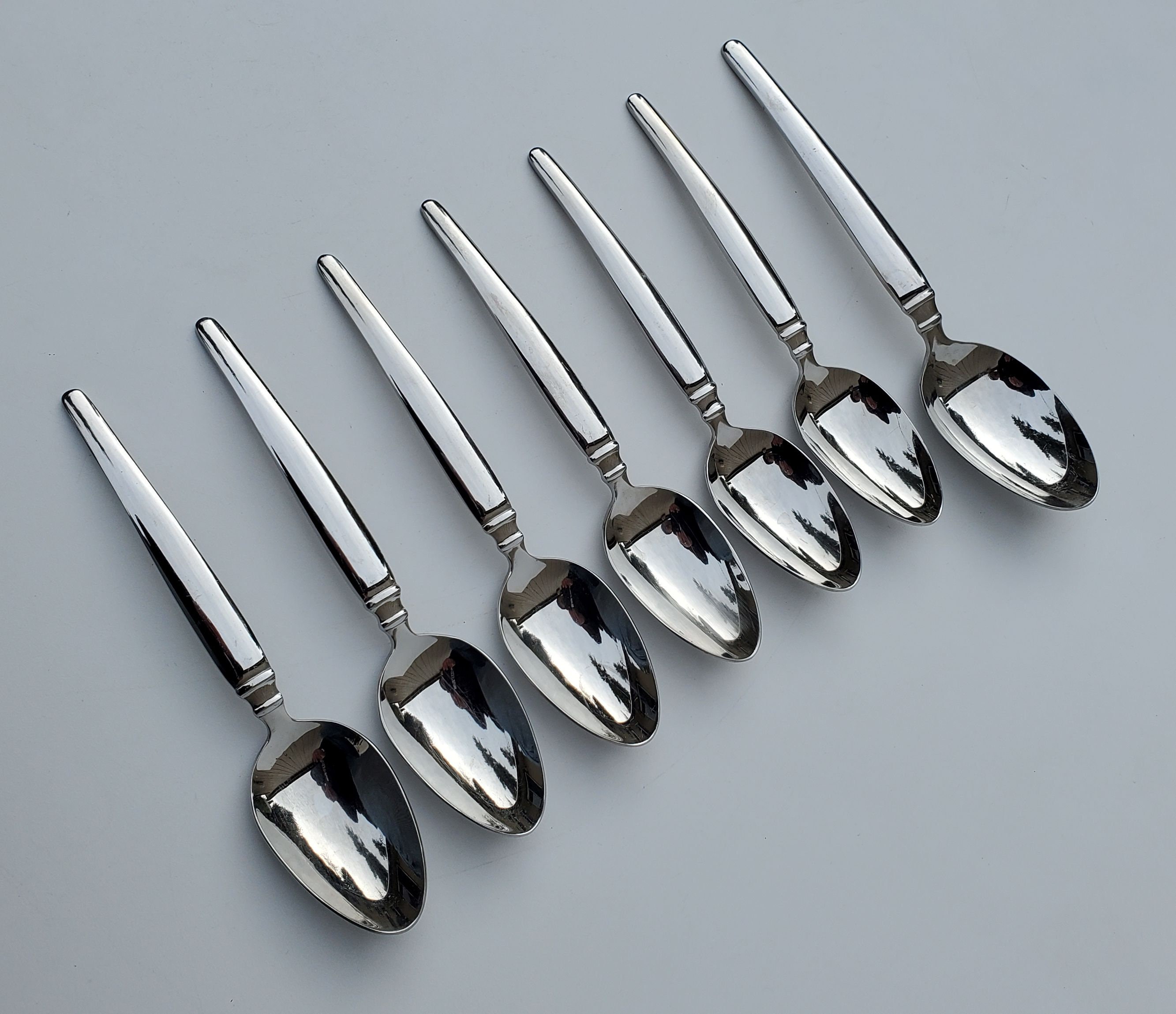 Hoffritz Silverware Orleans Pattern 18/10 Stainless Spoon Set of 7 ...