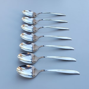 Oneida Community Stainless Twin Star Pattern Set of 7 Soup - Etsy