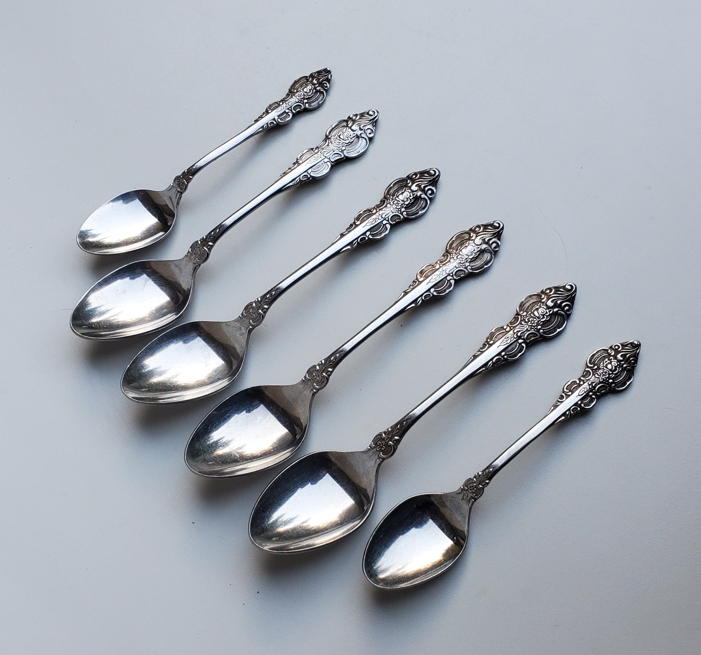 Oxford Hall Stainless Sutherland Pattern - Mixed Lot of 6 Spoons - 4 ...