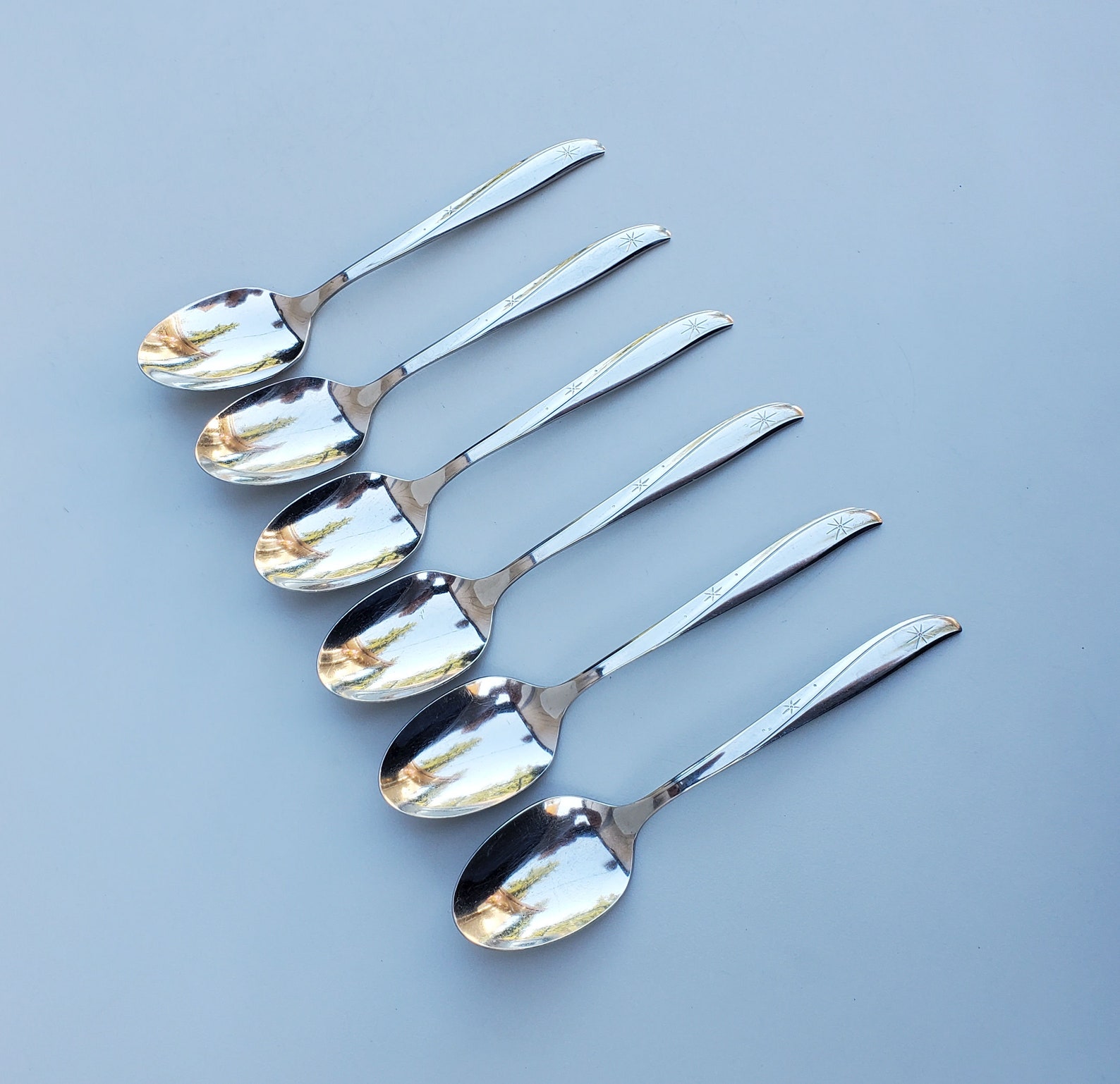 Oneida Community Stainless Twin Star Pattern Set of 6 - Etsy