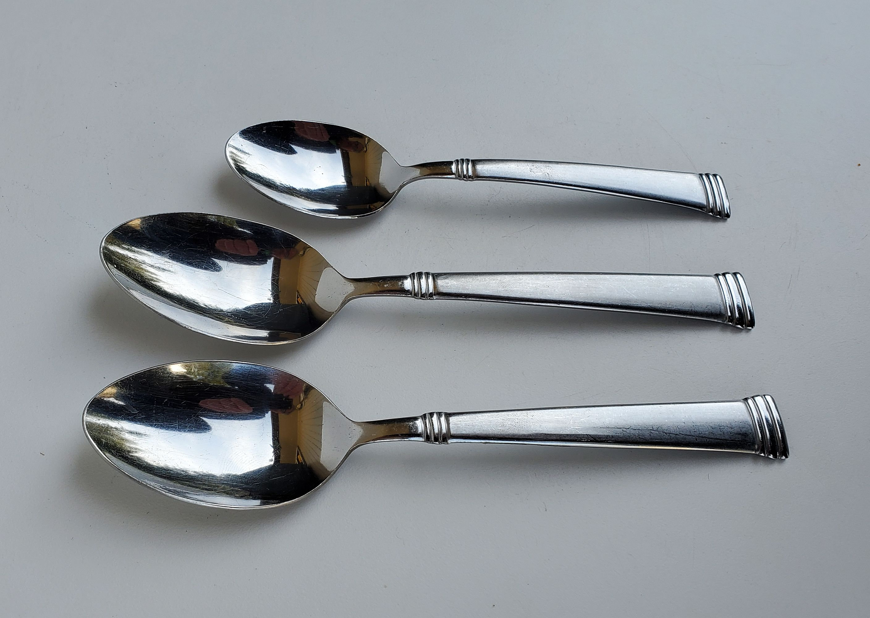 Pfaltzgraff Parker Frost Pattern Stainless Spoon Set of 3 - Etsy