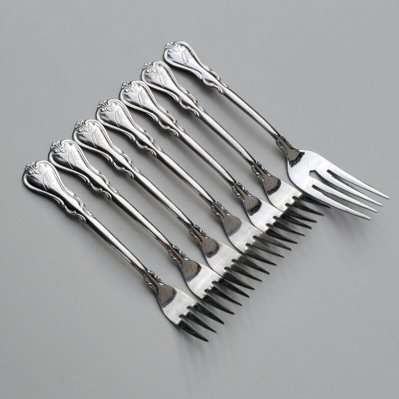 Ornate Cocktail Forks - Etsy