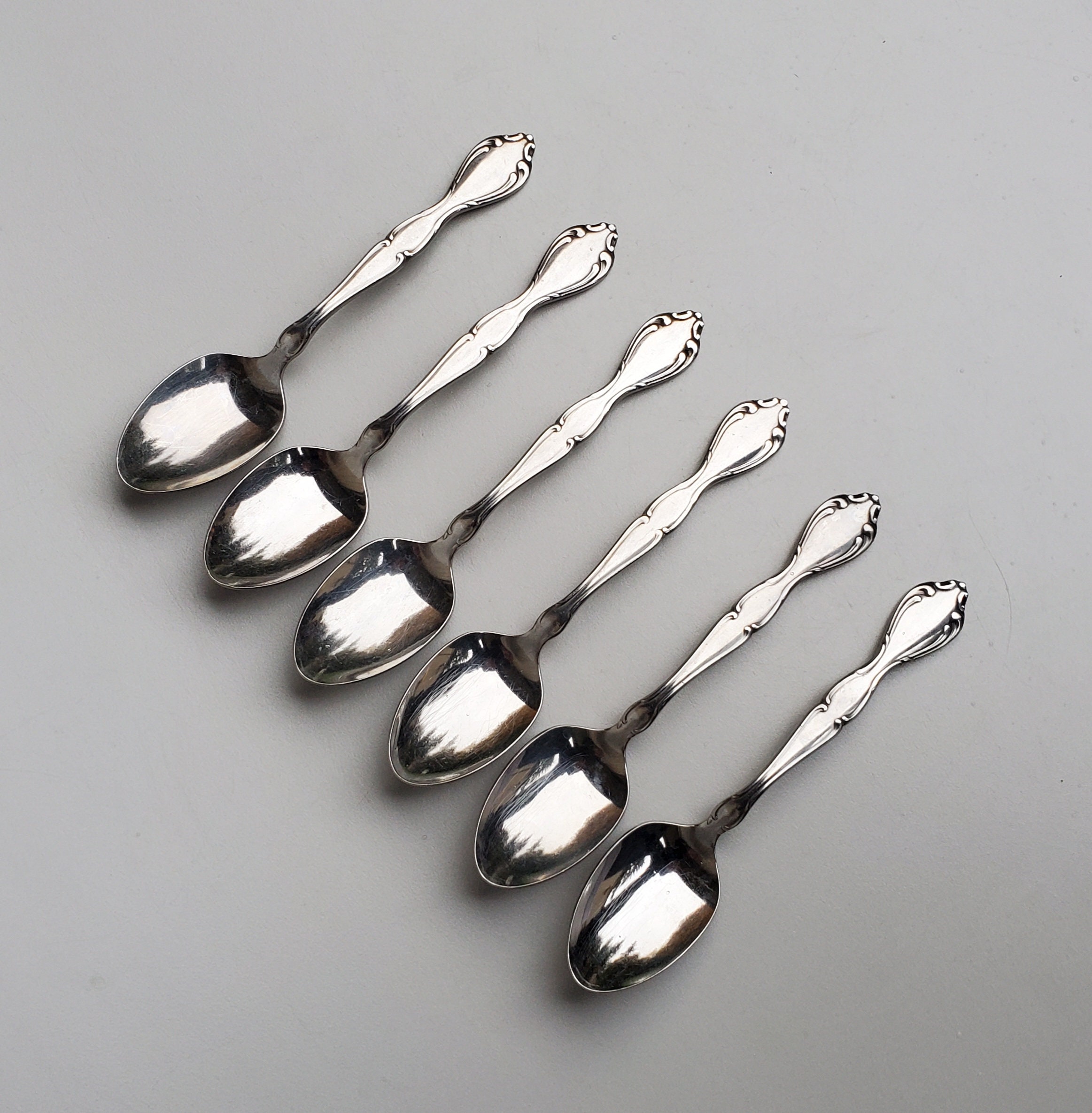 Oneida Community USA Stainless Cantata Pattern Set of 6 Teaspoons ...