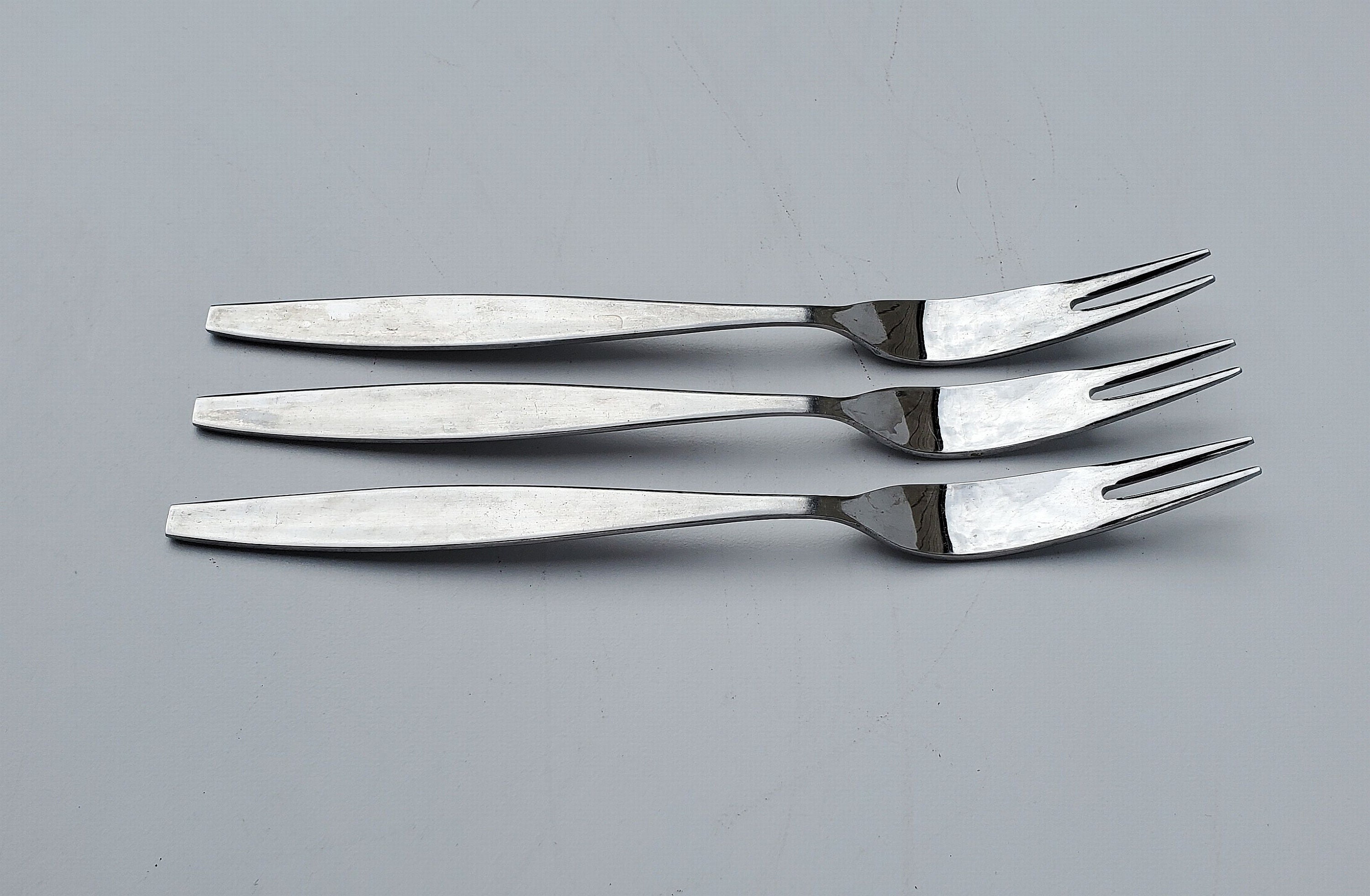 Rostfrei Stainless Mid Century Style Dinner Forks Satin - Etsy
