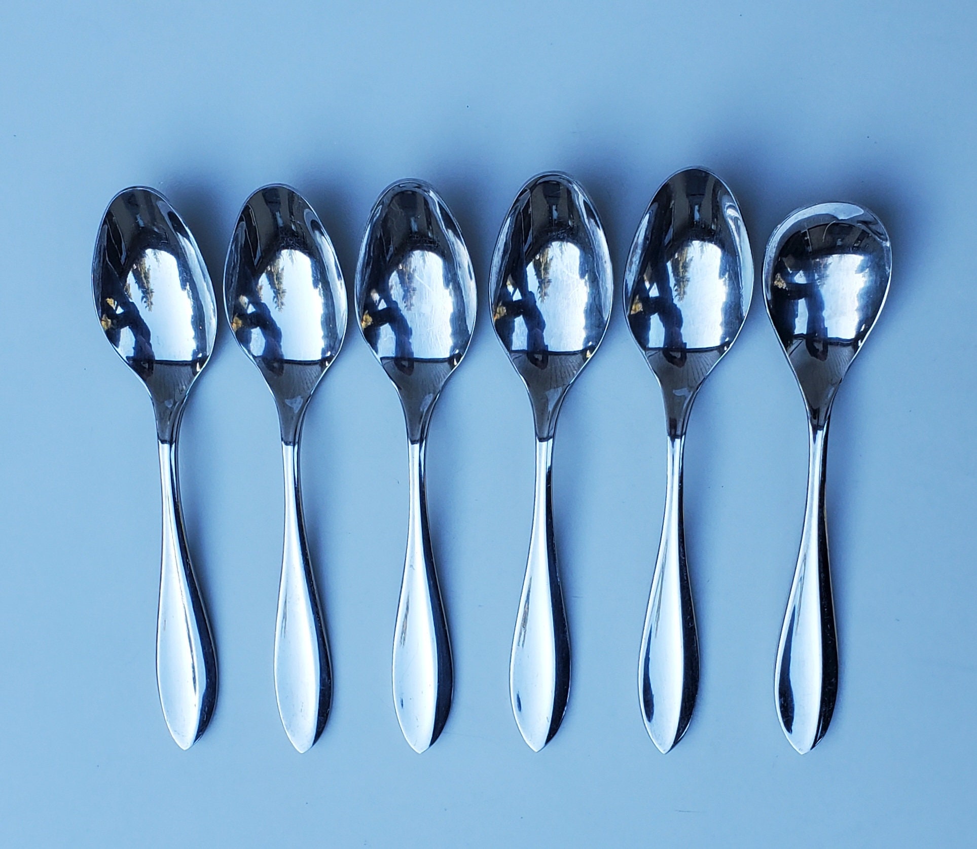 Hampton Argent Stainless Equilibrium Pattern Set of 6 Spoons 5 ...