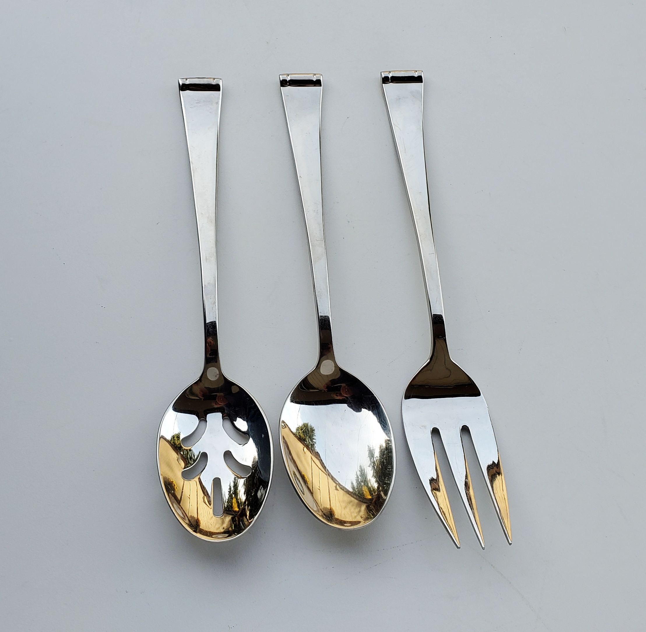 Reed and Barton Gatehouse Stainless Serving Pieces Set of 3 Pcs 1 Large ...