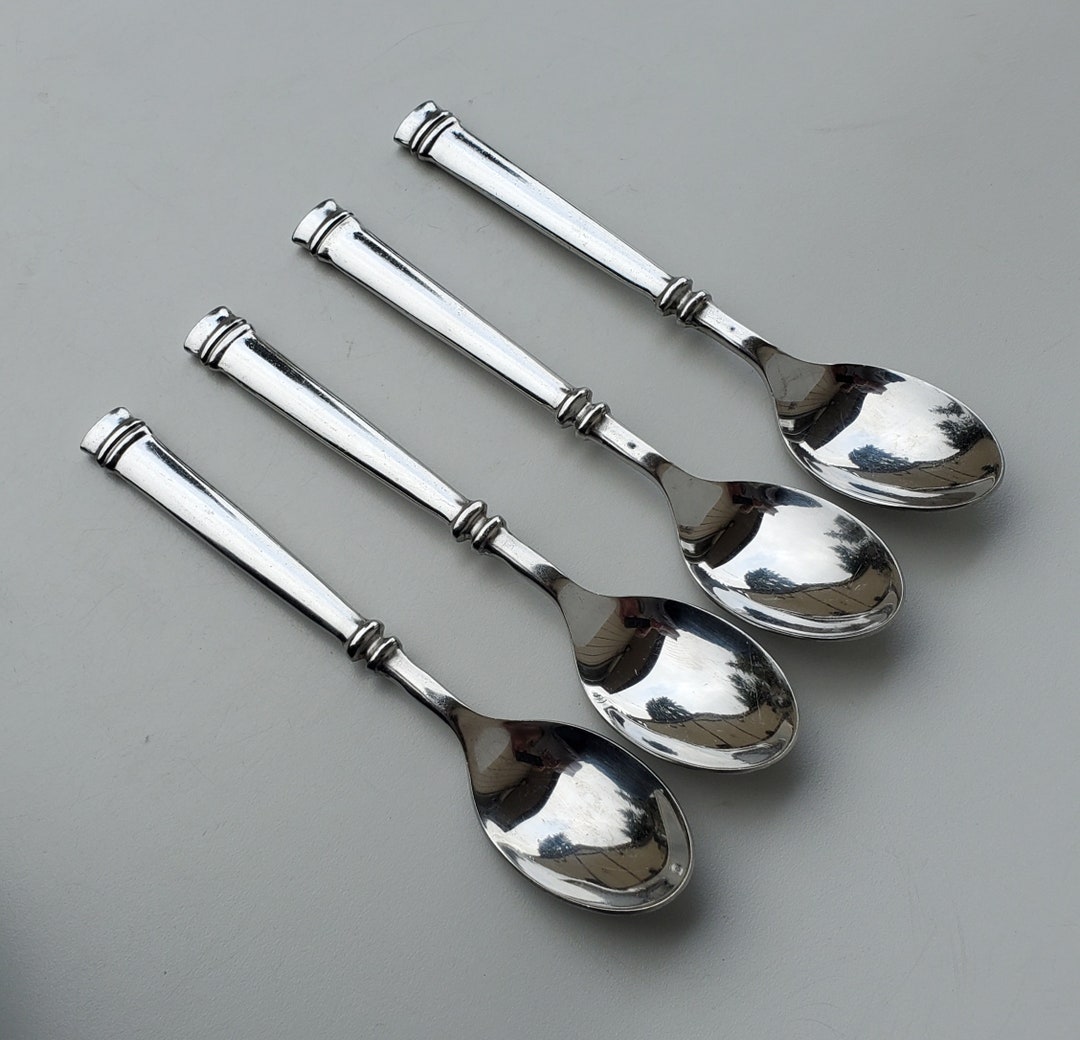 Artisanware Stainless ARN3 Pattern - Set of 4 Soup Spoons - Glossy ...