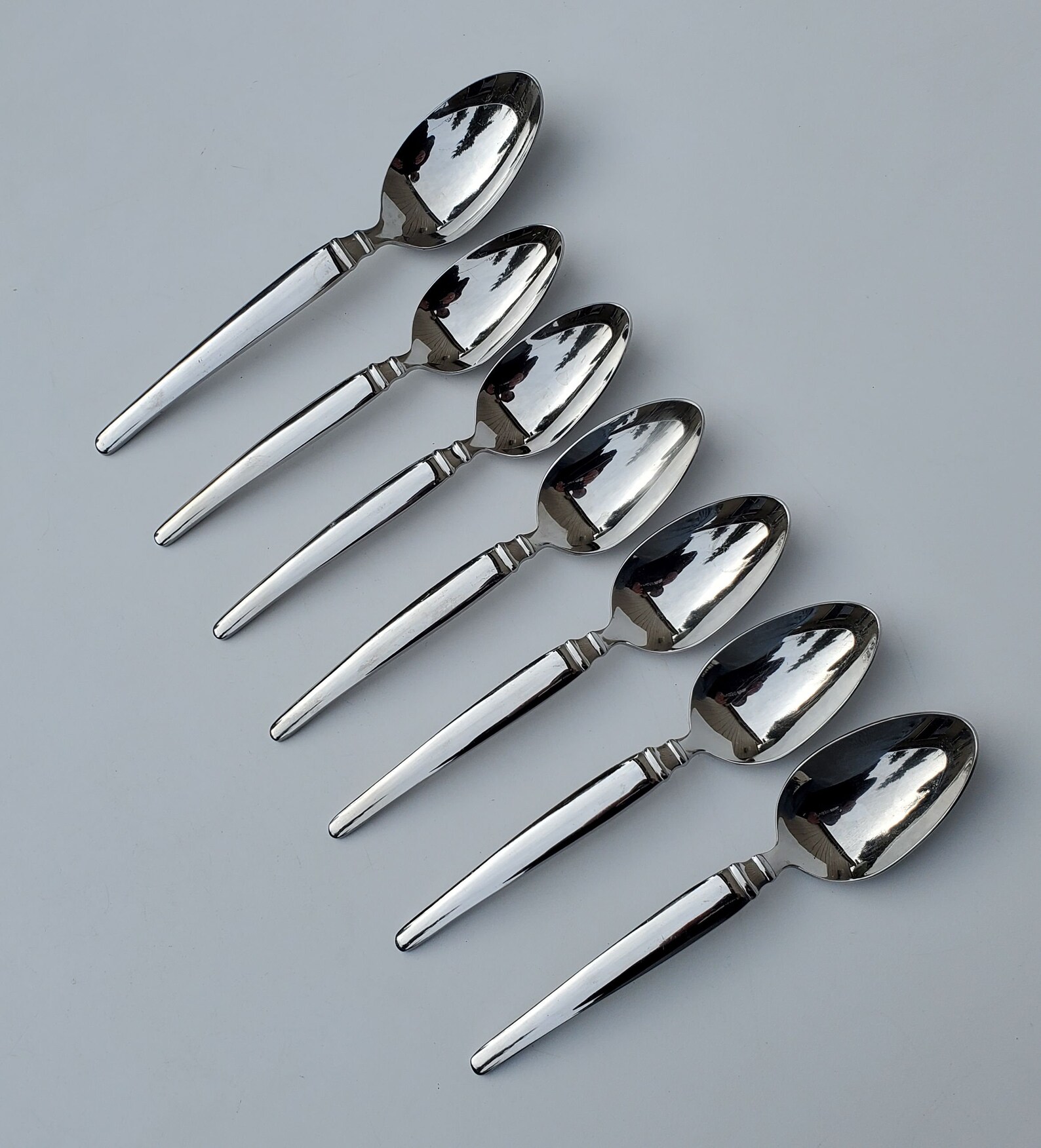 Hoffritz Silverware Orleans Pattern 18/10 Stainless Spoon Set of 7 ...