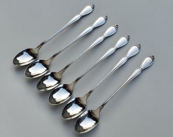 Oneida Community Stainless Twin Star Pattern Set of 6 Sugar and Jelly ...