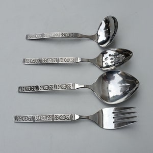 Oneida Community Stainless Isabella Pattern - Set of 4 Serving Pieces ...