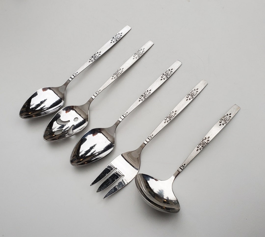 Oneida Profile Stainless Orlando Pattern - Set of 5 Serving Pieces ...