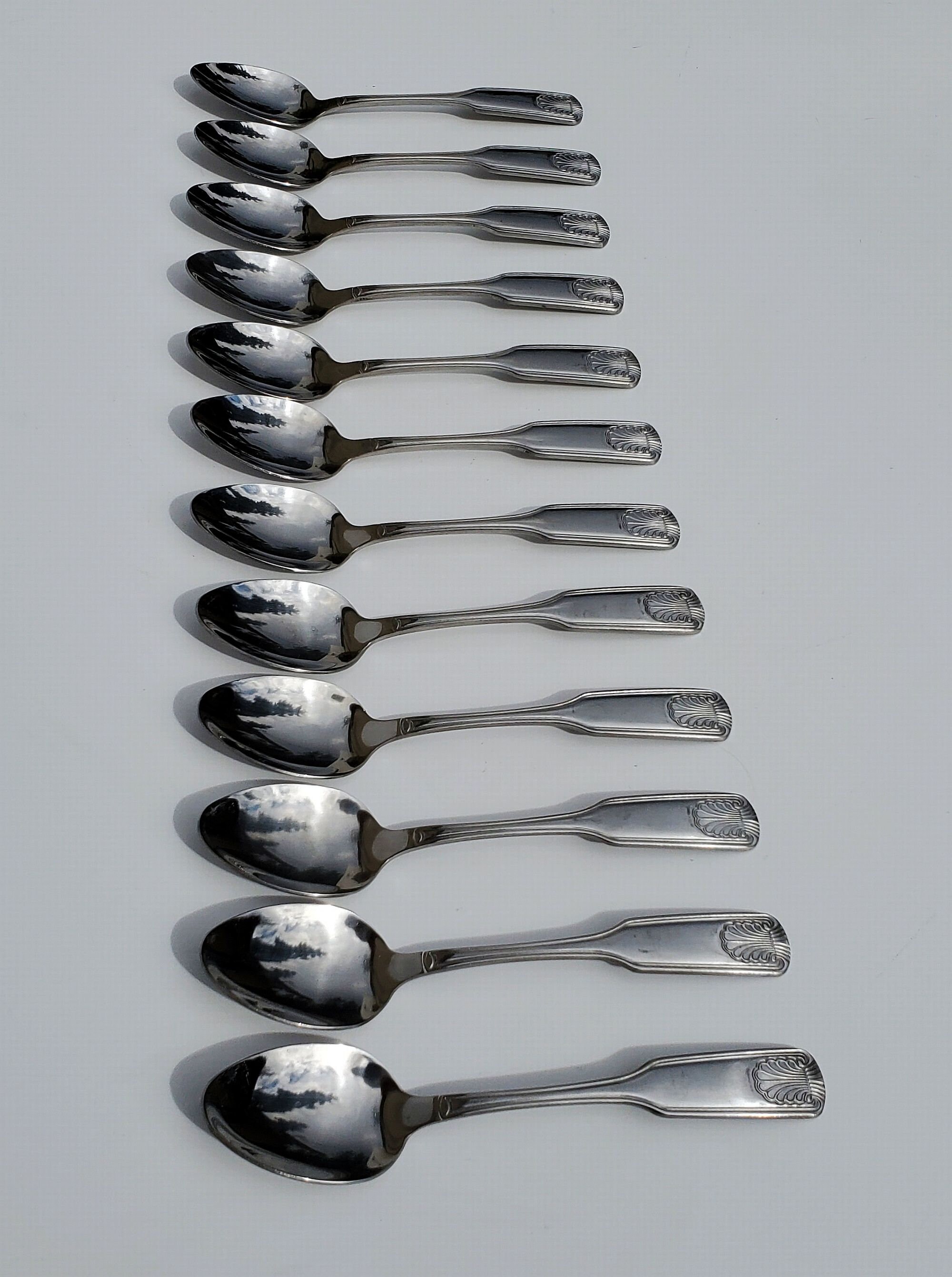 Restaurant Essentials Shell Design Soup Spoon Set 12 Soup - Etsy