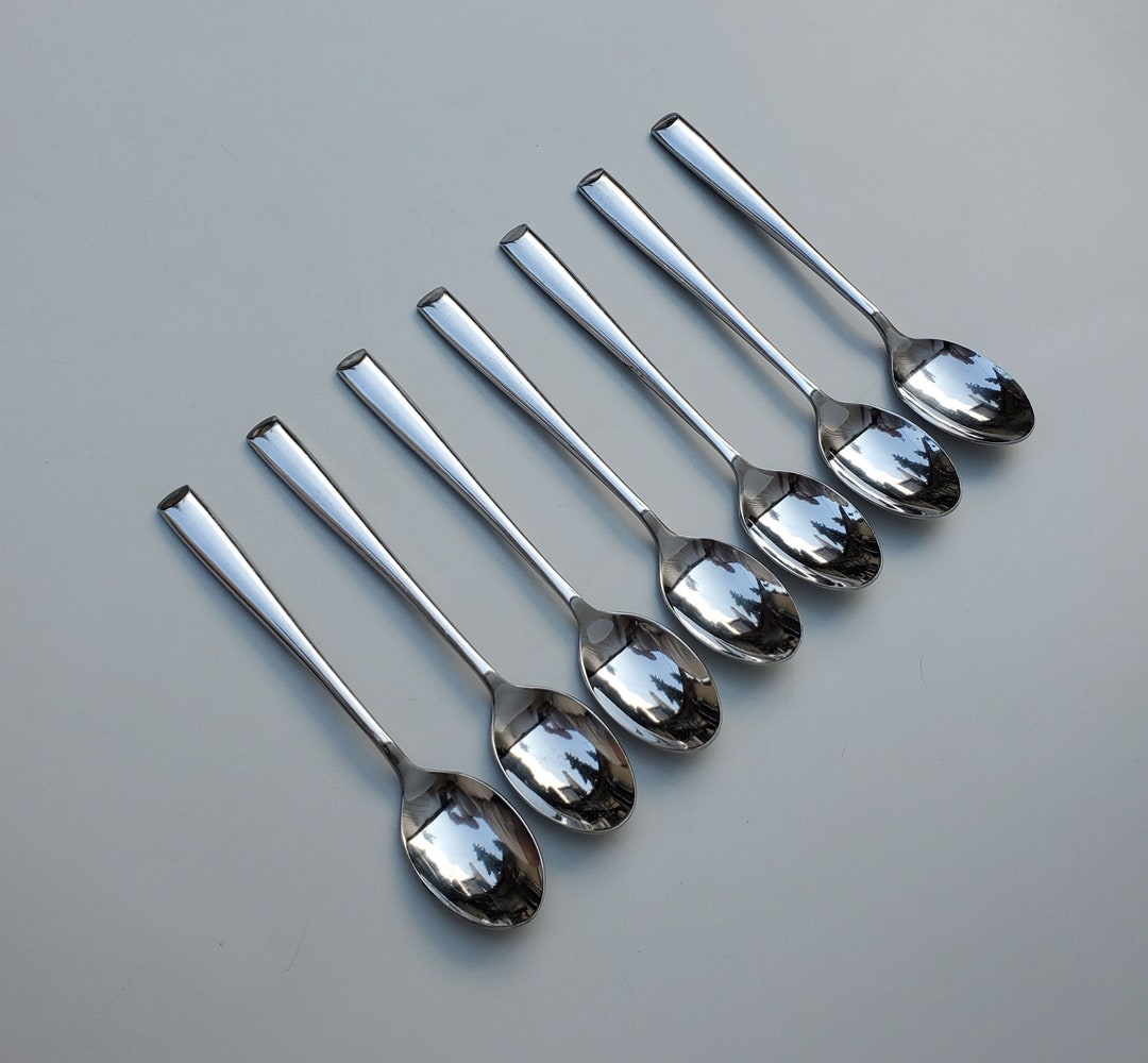 Cambridge Stainless CBS226 Pattern Set of 7 Soup Spoons Glossy Finish ...