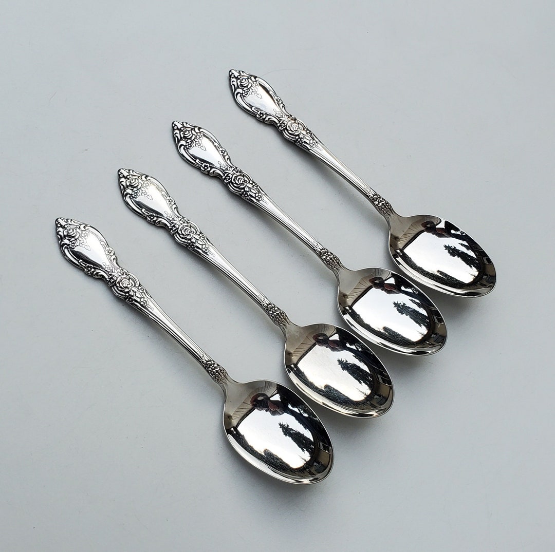 Oneida Community Stainless AKA Wordsworth Pattern - Set of 4 Soup ...