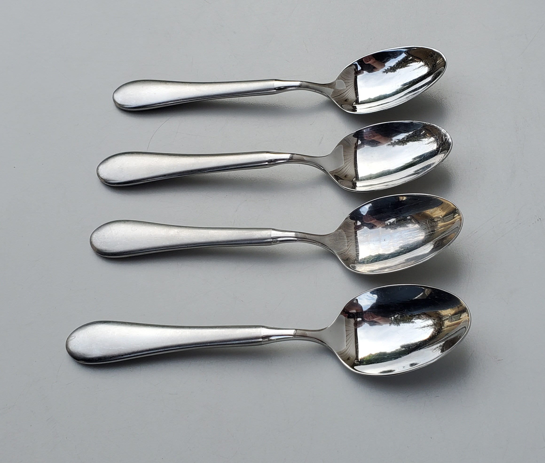 Yamazaki Stainless Mandolin Ice Pattern Set of 4 Teaspoons Frosted ...