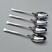 Oneida Stainless Flatware Cella Pattern - Set of 4 Soup Spoons - Glossy ...