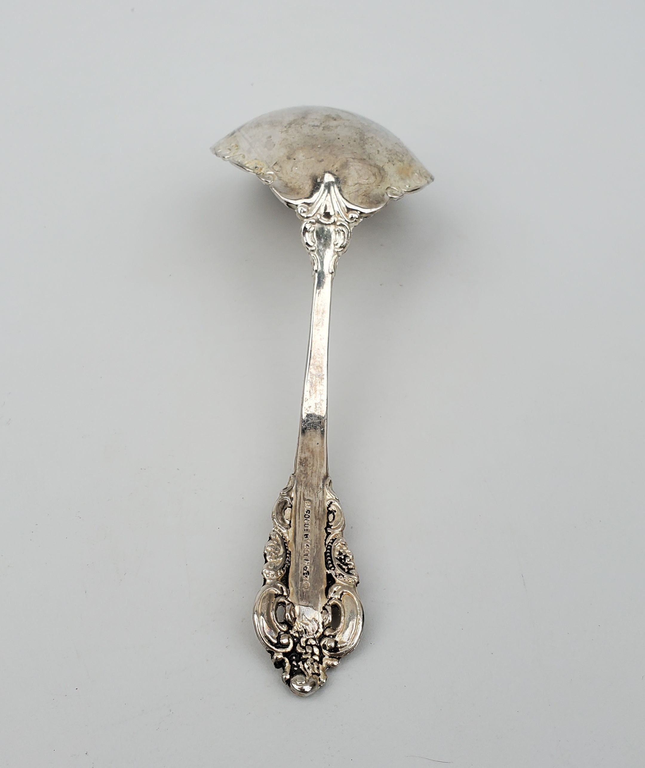 Godinger Silverplate Baroque Pattern - Gravy Ladle - Ornate Handle ...