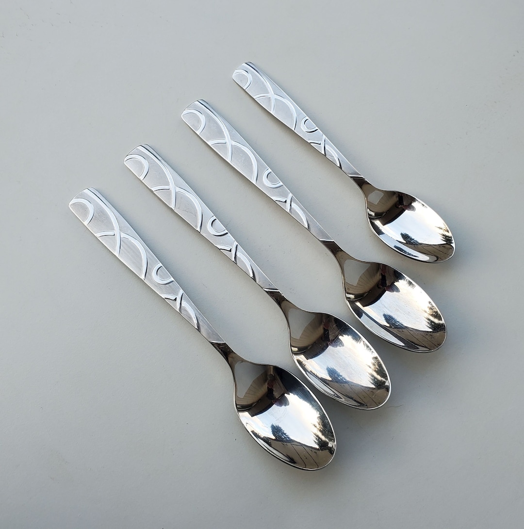 Cambridge Stainless Conquest Pattern - Set of 4 Spoons - 3 Soup Spoons ...