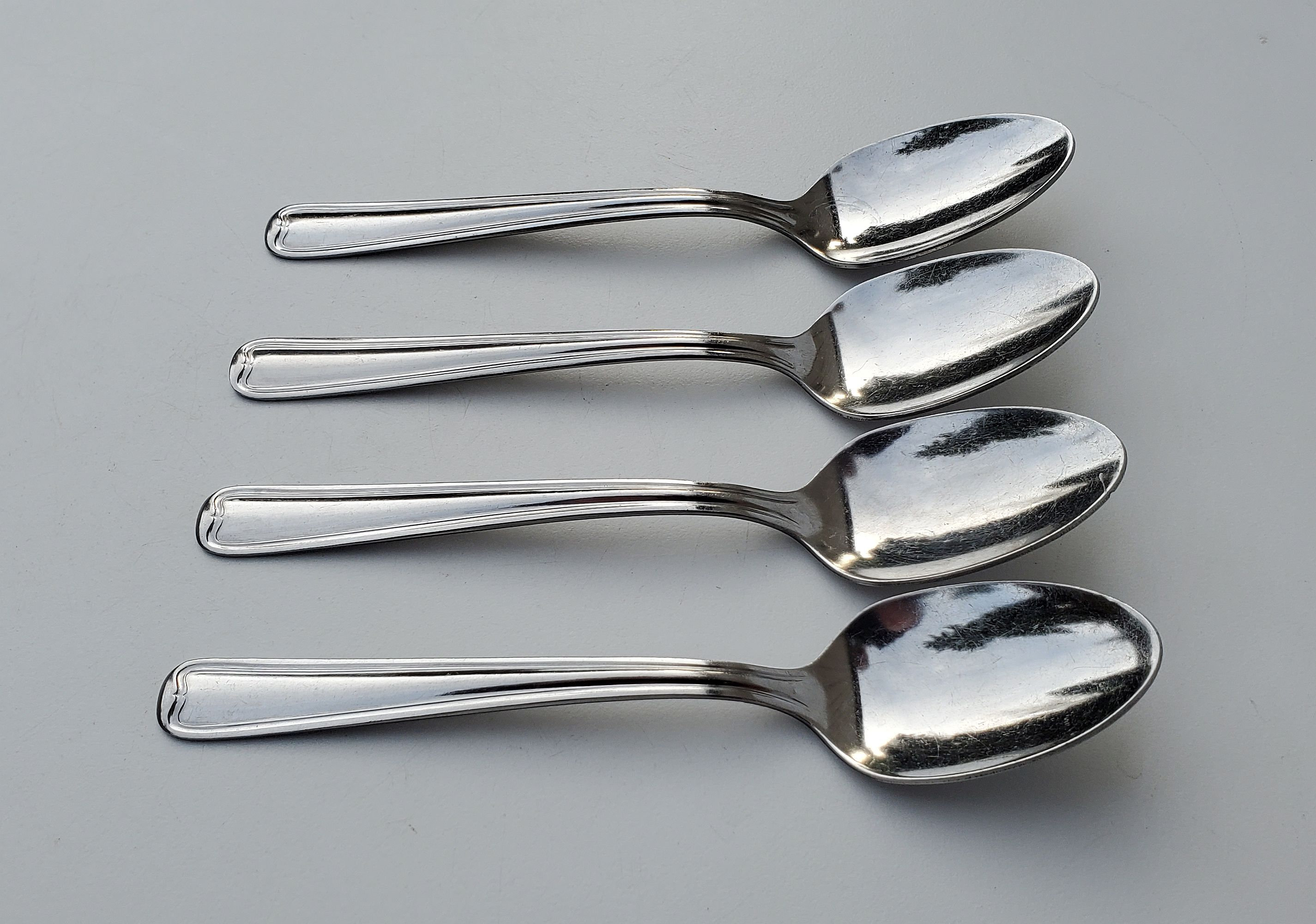 Oneida Northland Pacific Thor Pattern Stainless Set of 4 Teaspoons ...