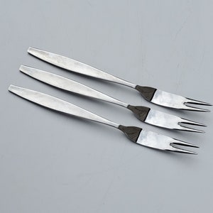 Rostfrei Stainless Mid Century Style Dinner Forks Satin - Etsy